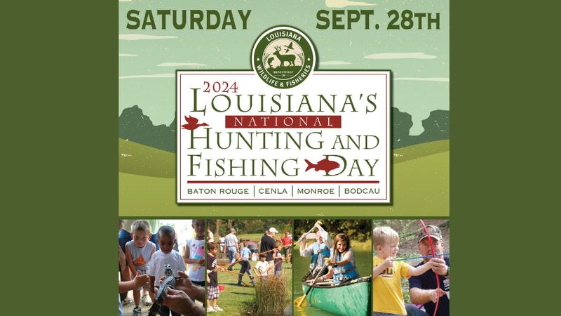 Black Bayou hosting Louisiana National Hunting and Fishing Day Black Bayou hosting Louisiana National Hunting and Fishing Day